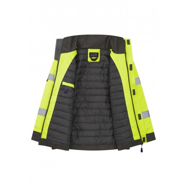 ISO 20471 Class 3 Bomber Jacket Yellow EcoViz